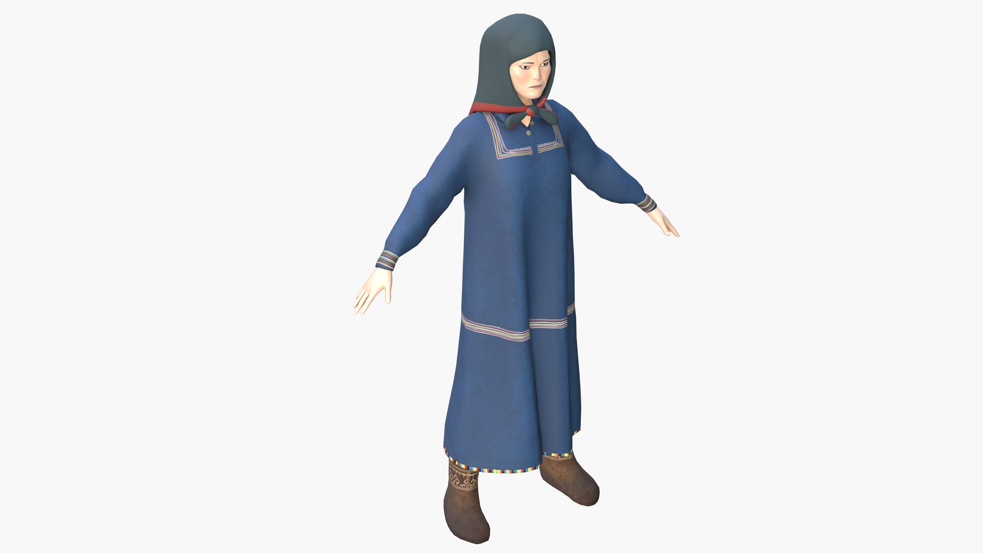 Asian Woman In Taryn Clothes 3D Model - TurboSquid 2013432