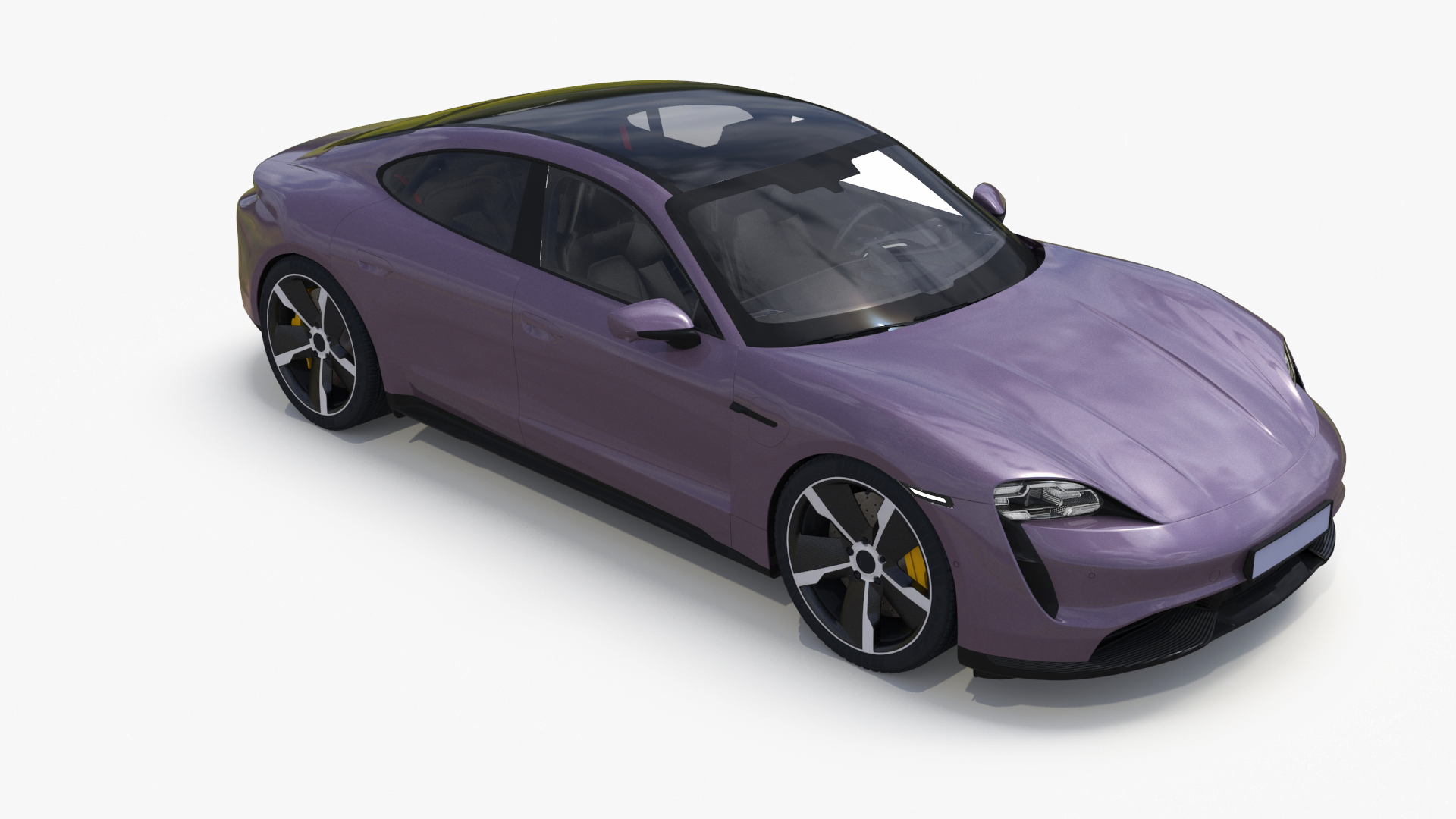 3D Electric Sports Car Sedan Lilac Model - TurboSquid 2300587