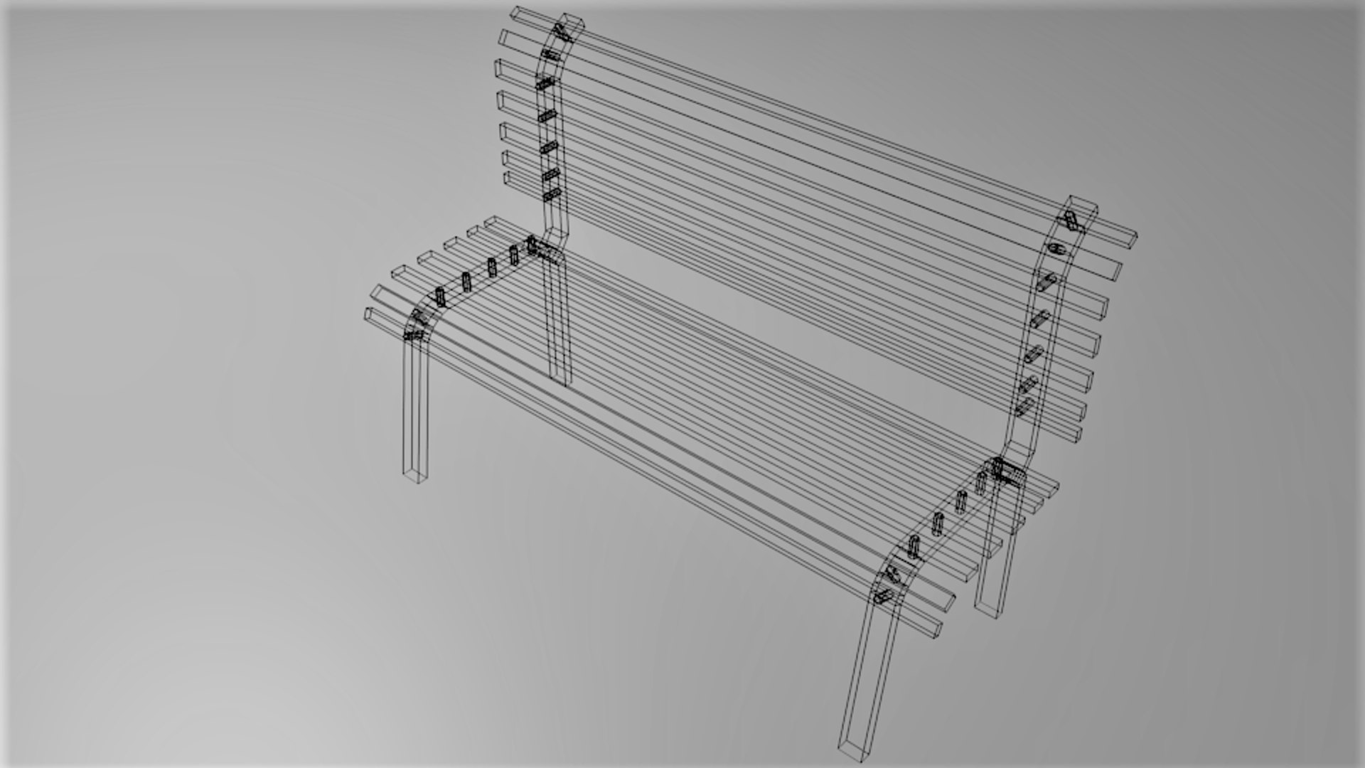 3D bench 1 - TurboSquid 1548808