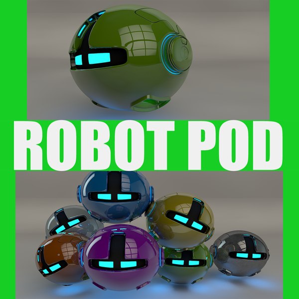 robotic pod 3d model
