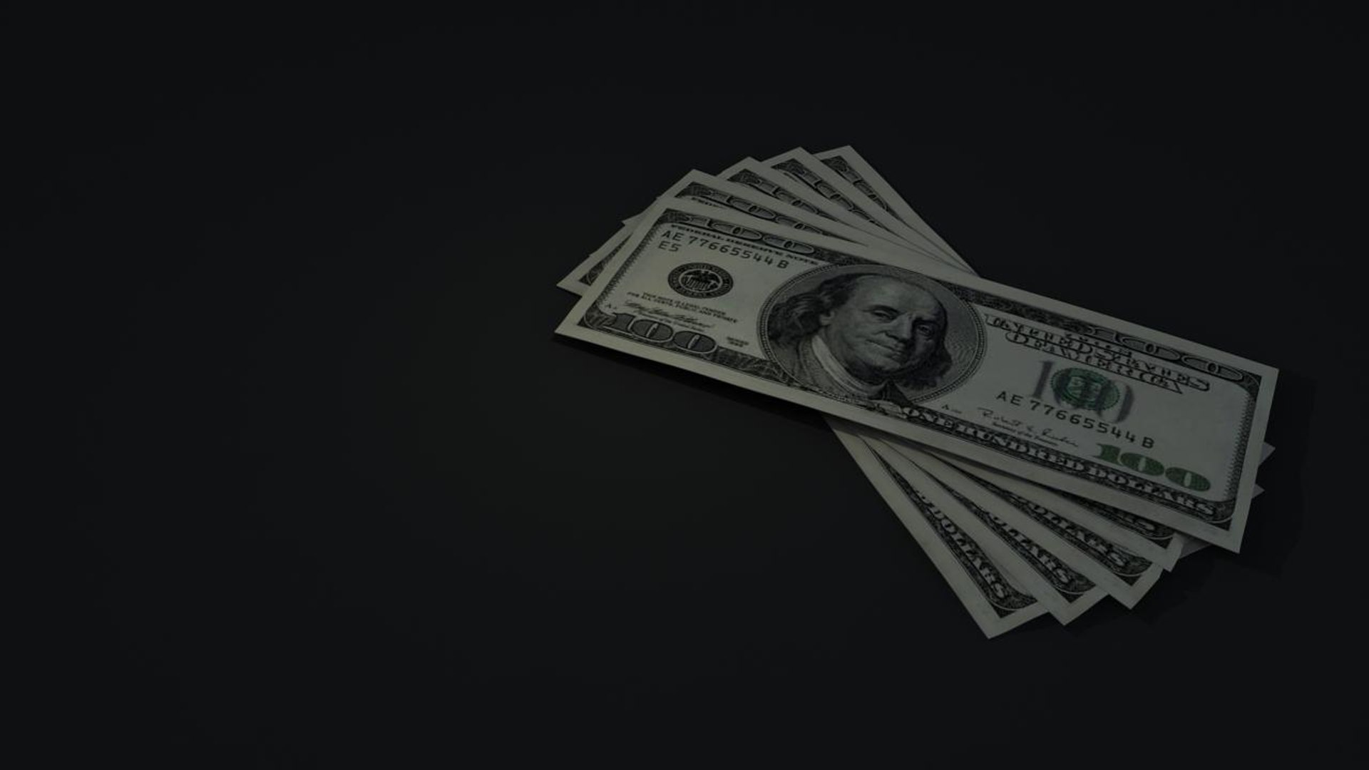 Dollar Bills 3d Model