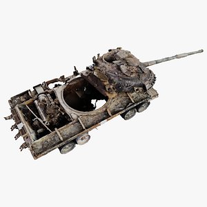 Destroyed Tank 3D Models for Download | TurboSquid