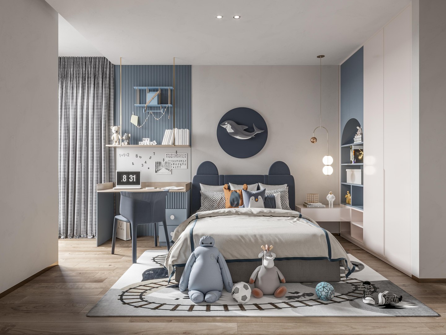 3D Modern Children Room Model model - TurboSquid 2056410