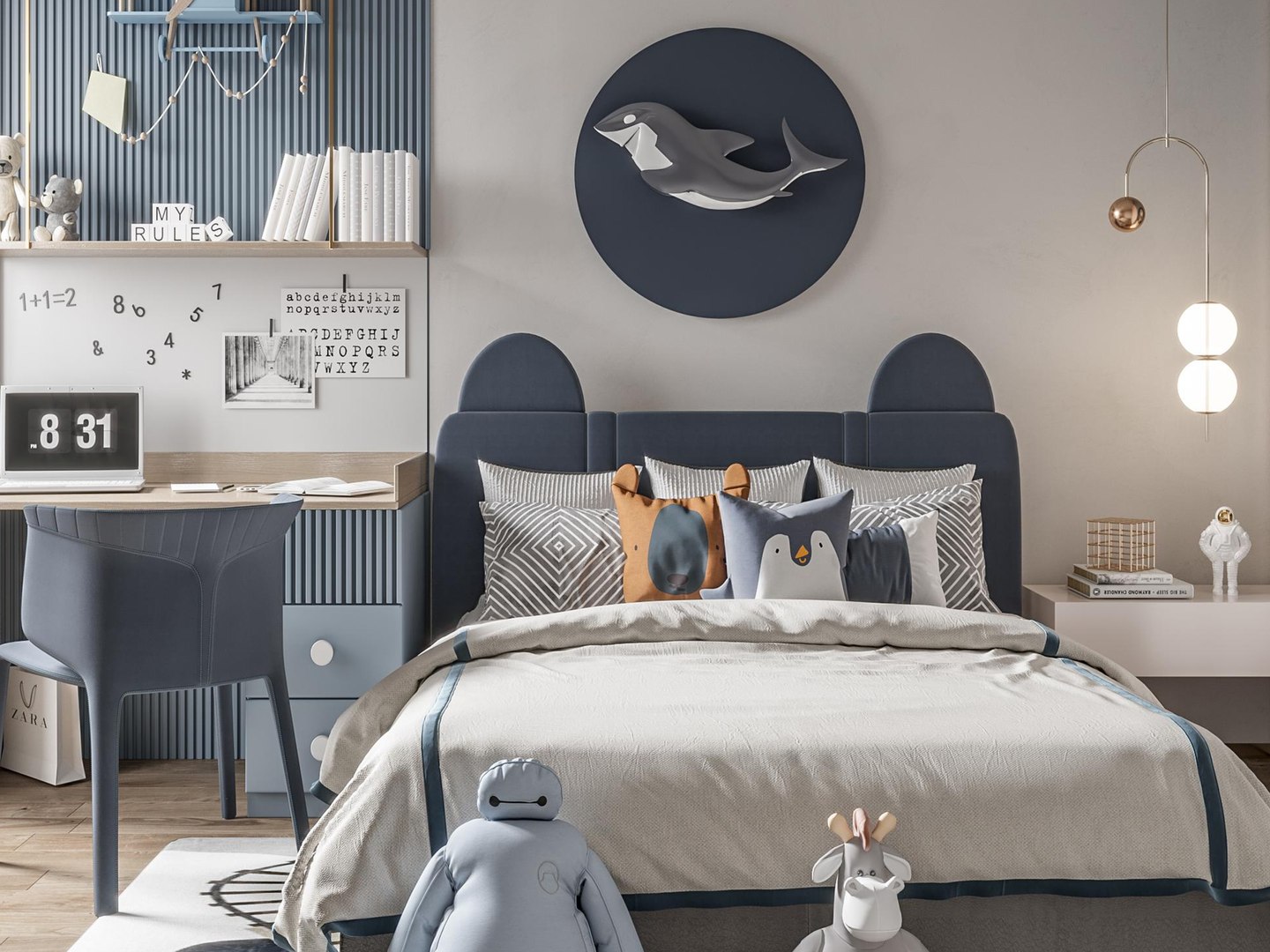 3D Modern Children Room Model model - TurboSquid 2056410