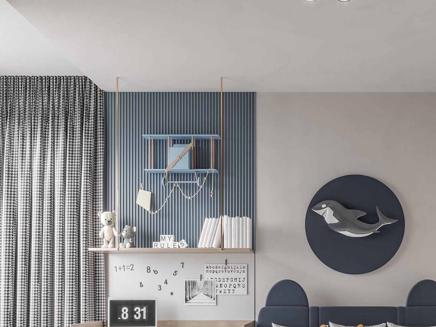 3D Modern Children Room Model model - TurboSquid 2056410