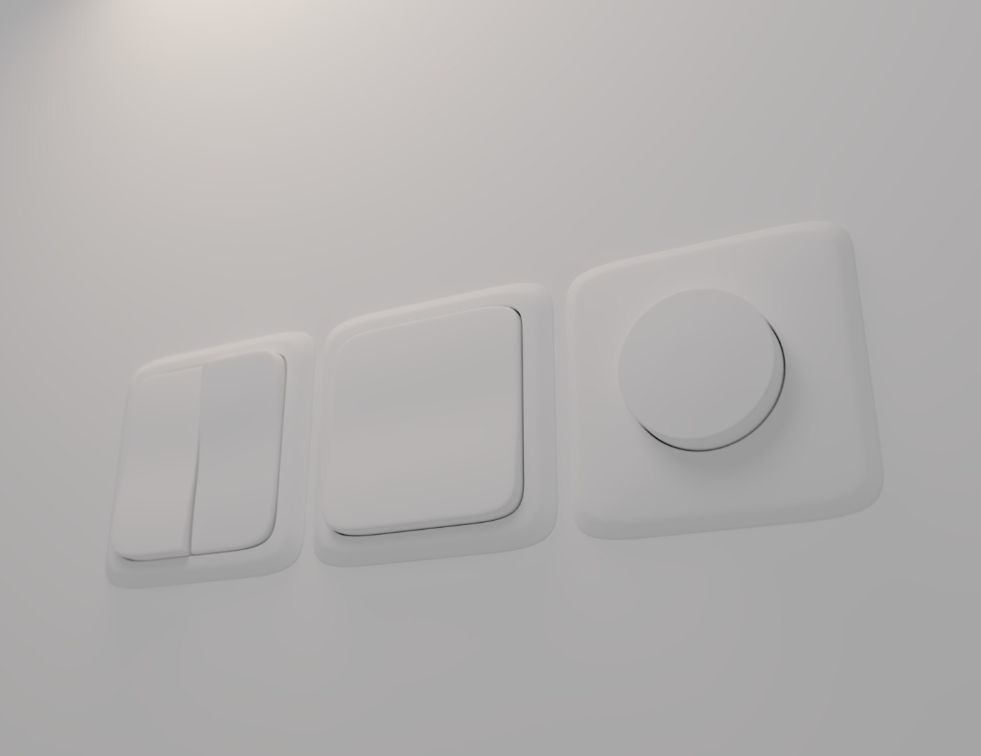 Realistic Wall Light Switch 3D Model - TurboSquid 1241491