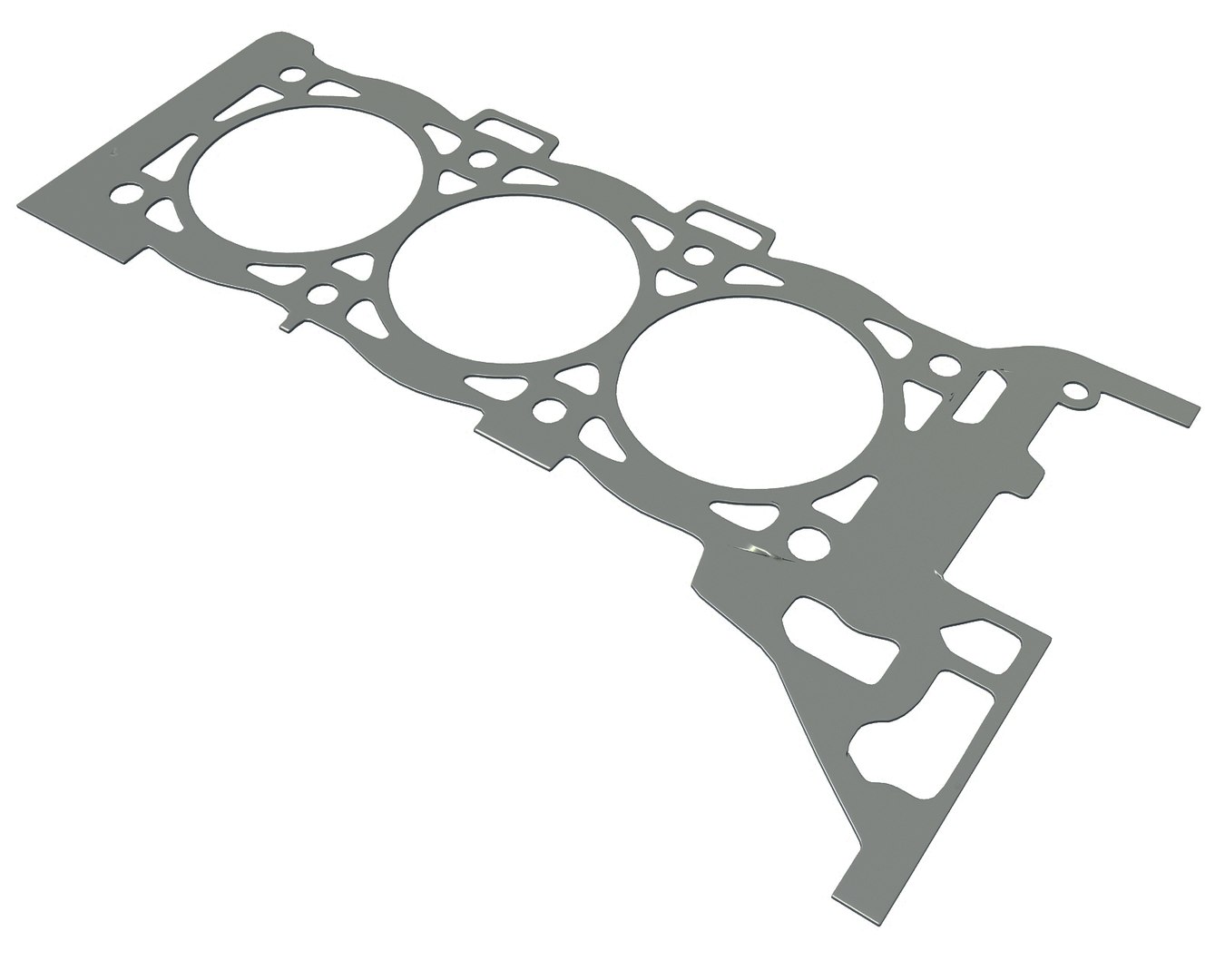 3D Cylinder-head Gasket Model - TurboSquid 1346741