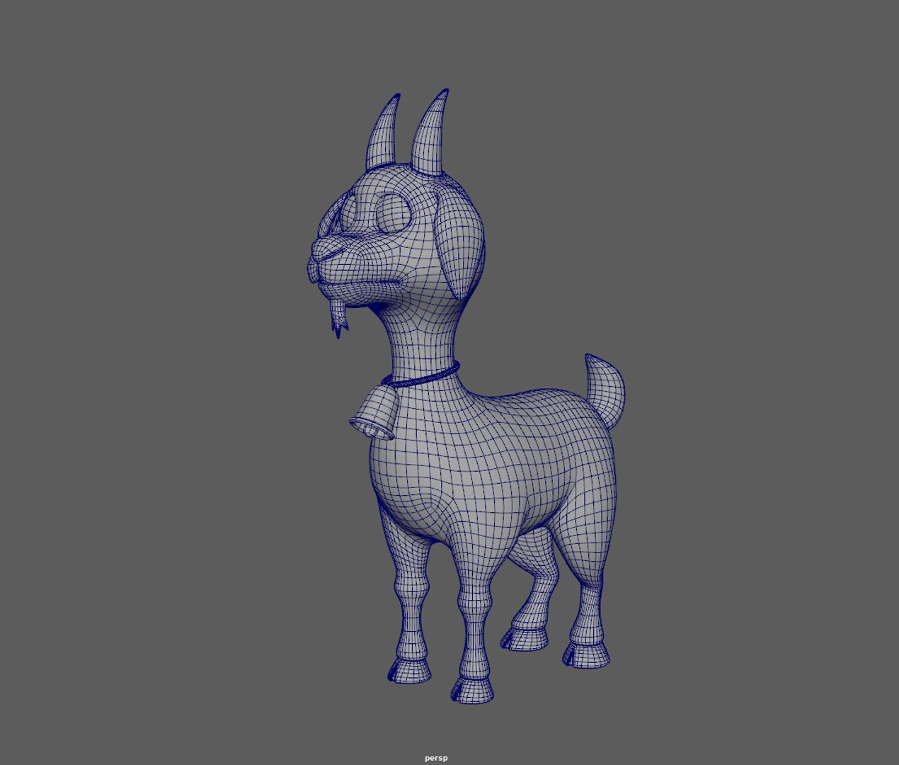 Goat Cartoon Character 3D Model - TurboSquid 1515471