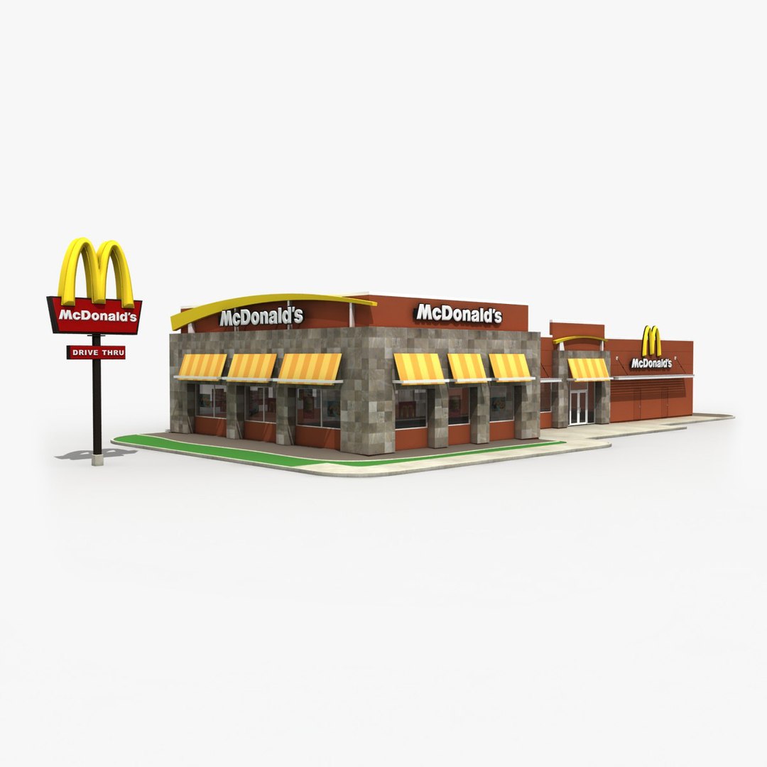 Mcdonald S Restaurant Building Max