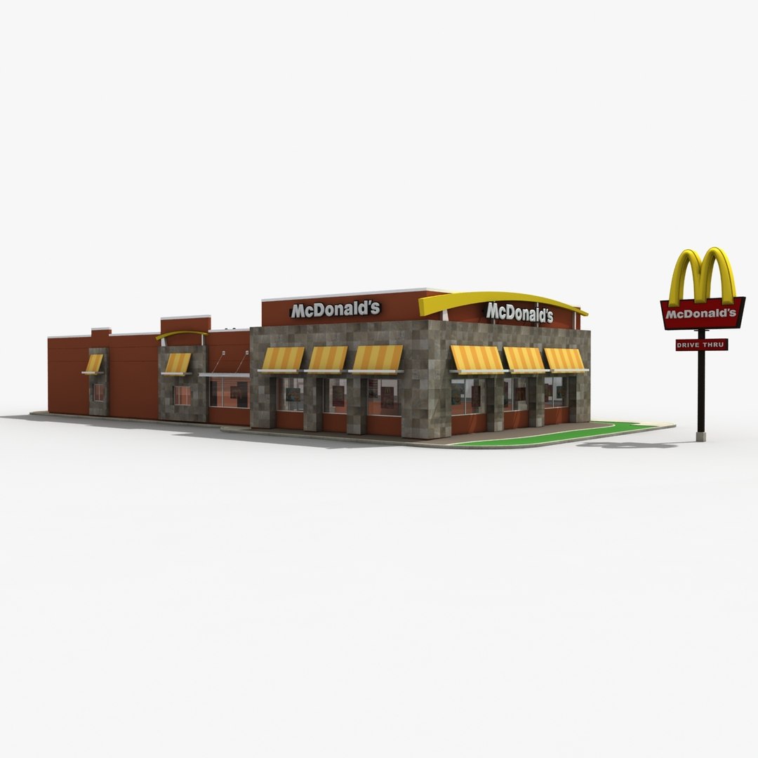 Mcdonald S Restaurant Building Max