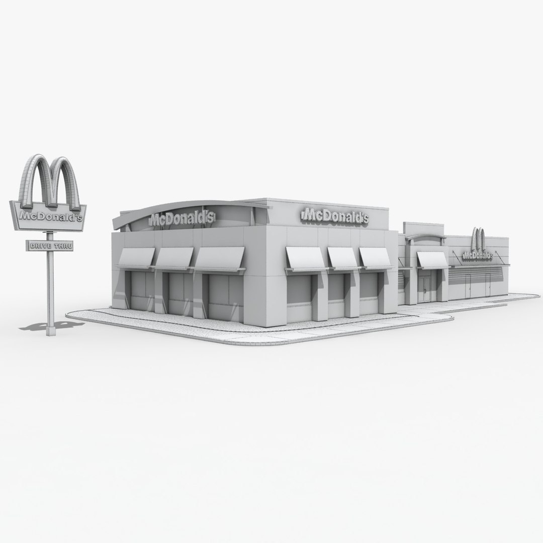 Mcdonald S Restaurant Building Max
