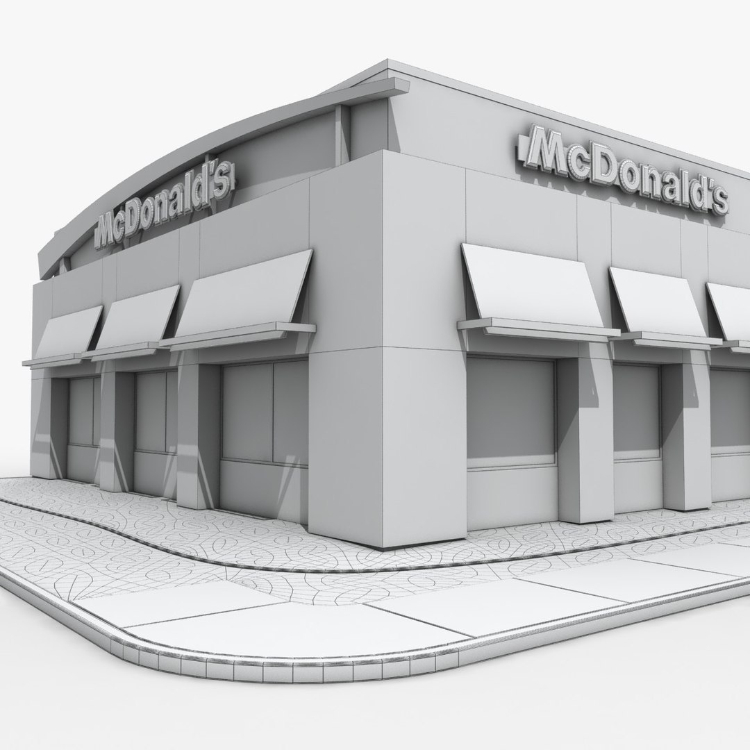 Mcdonald S Restaurant Building Max