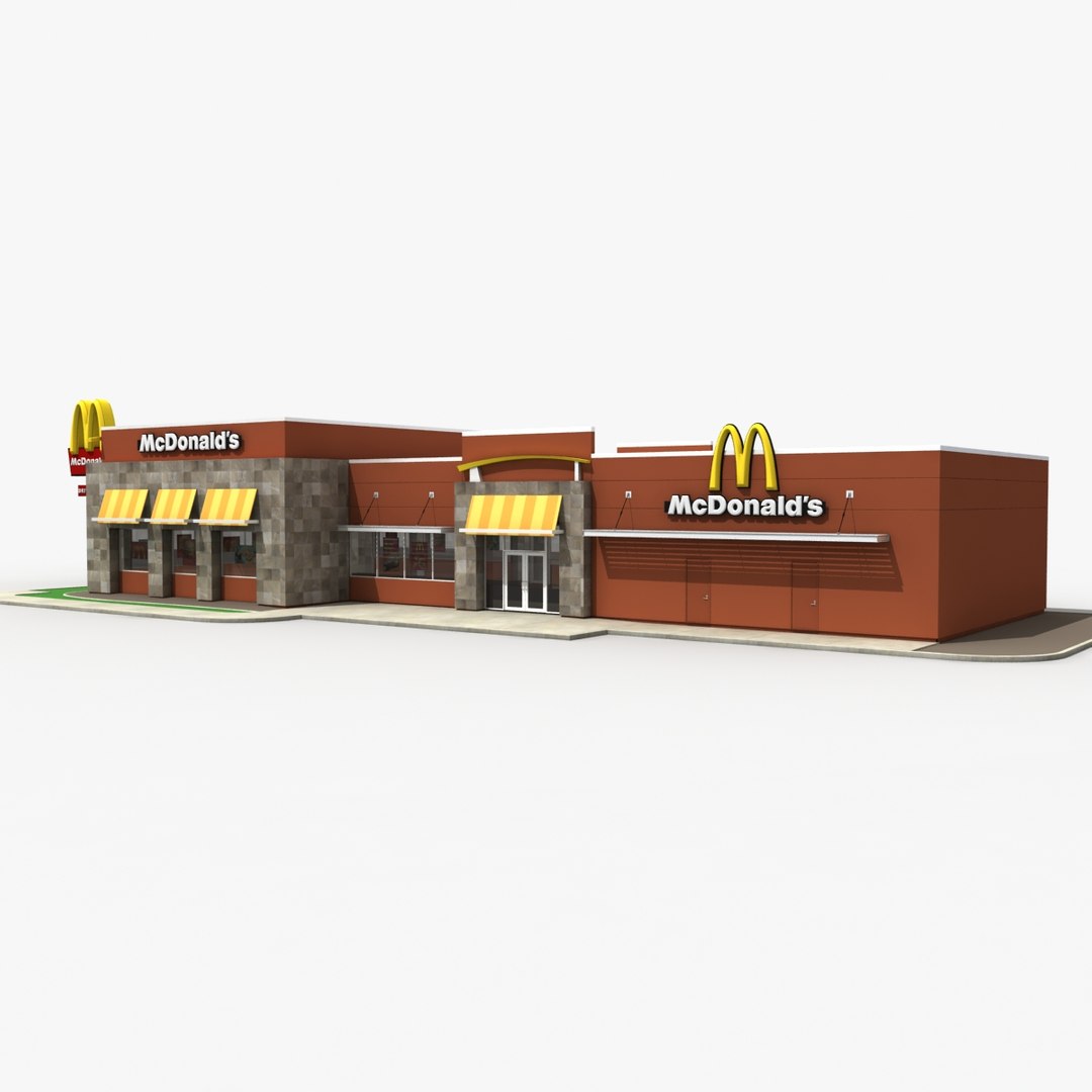Mcdonald S Restaurant Building Max