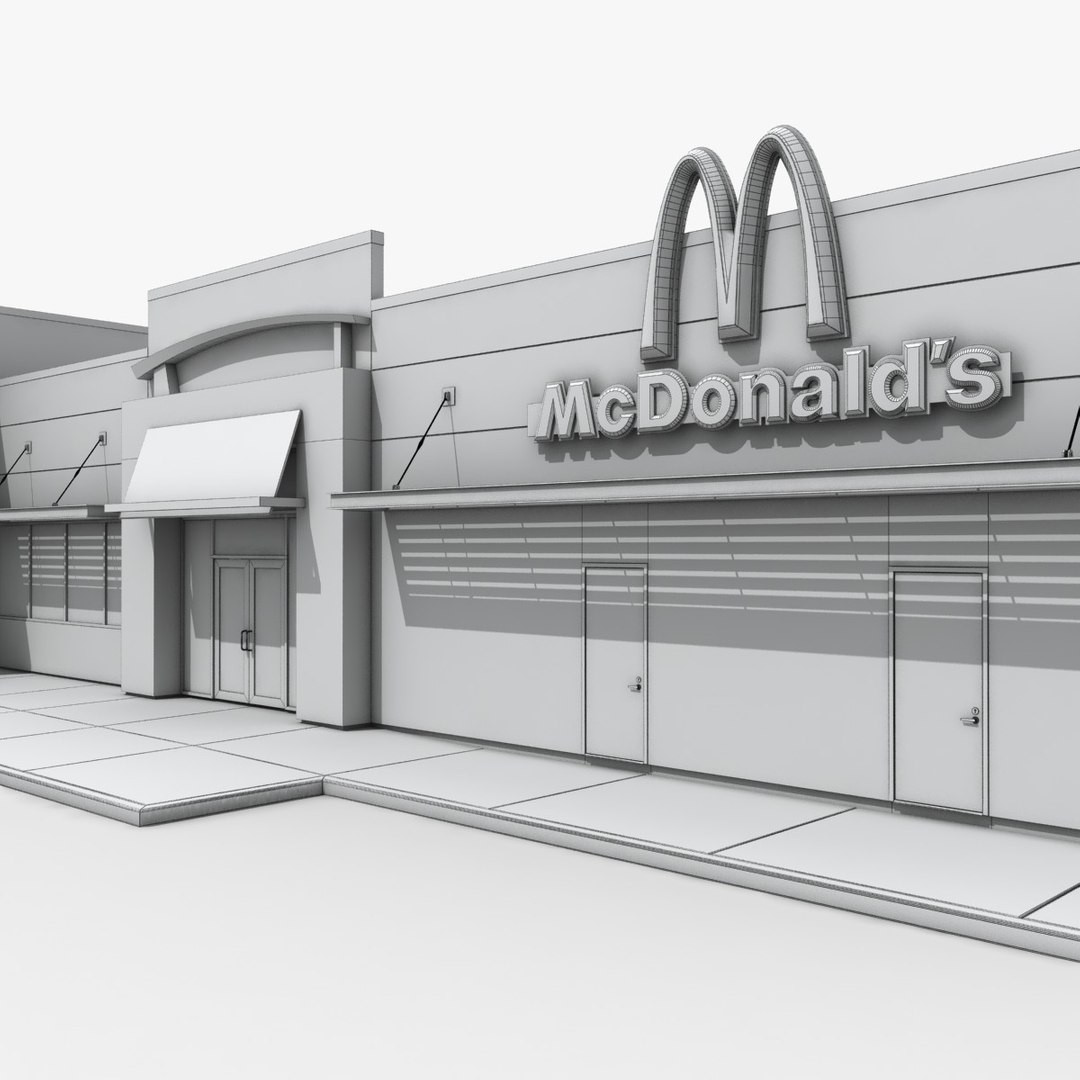 Mcdonald S Restaurant Building Max