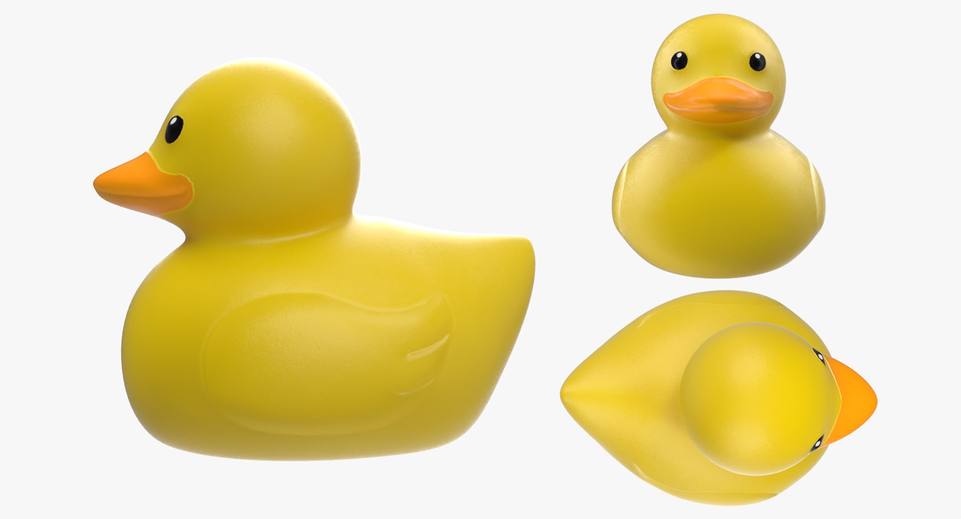 Yellow rubber duck 3D - TurboSquid 1209399