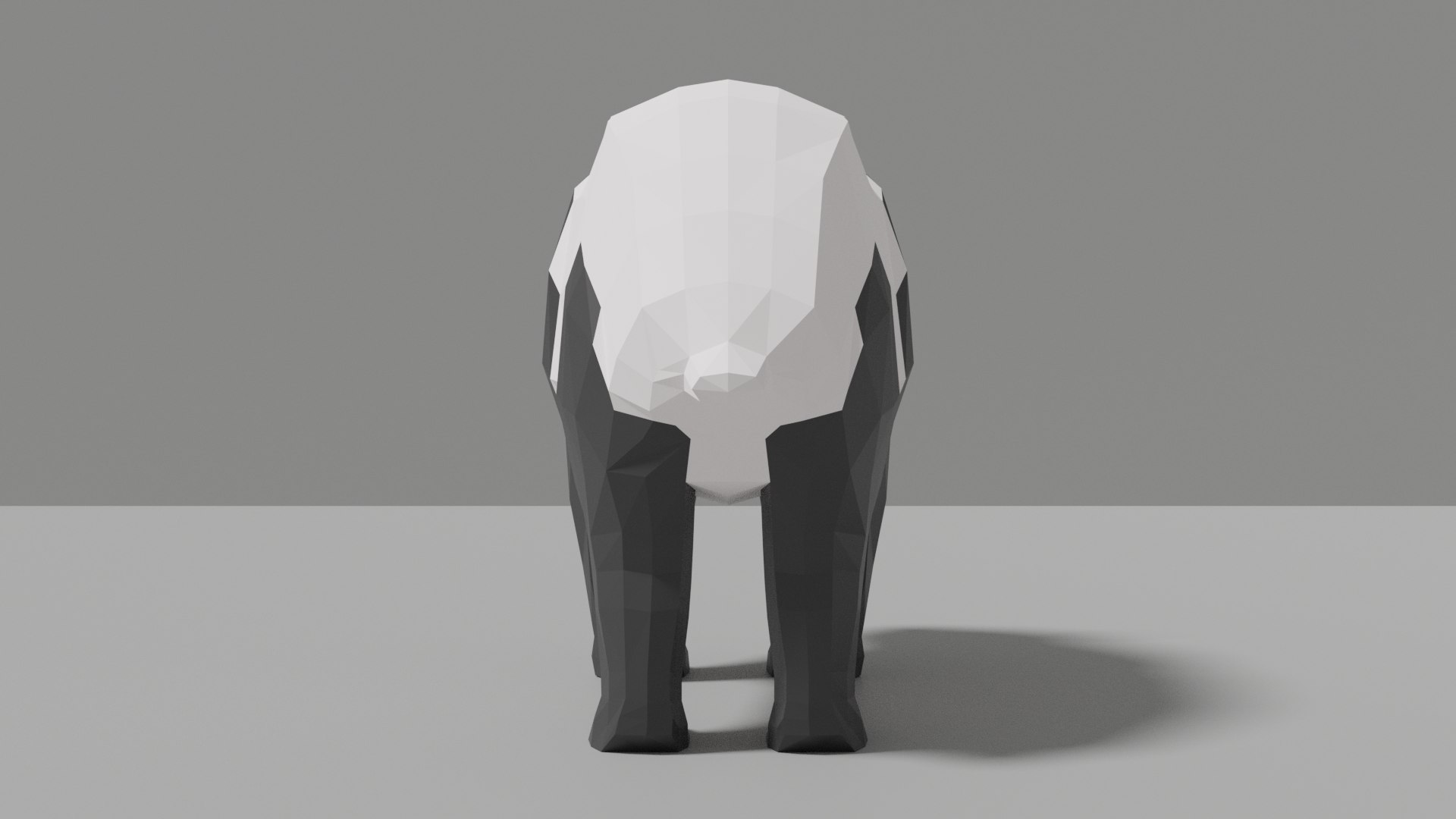 Low-poly Panda 3D - TurboSquid 1807353