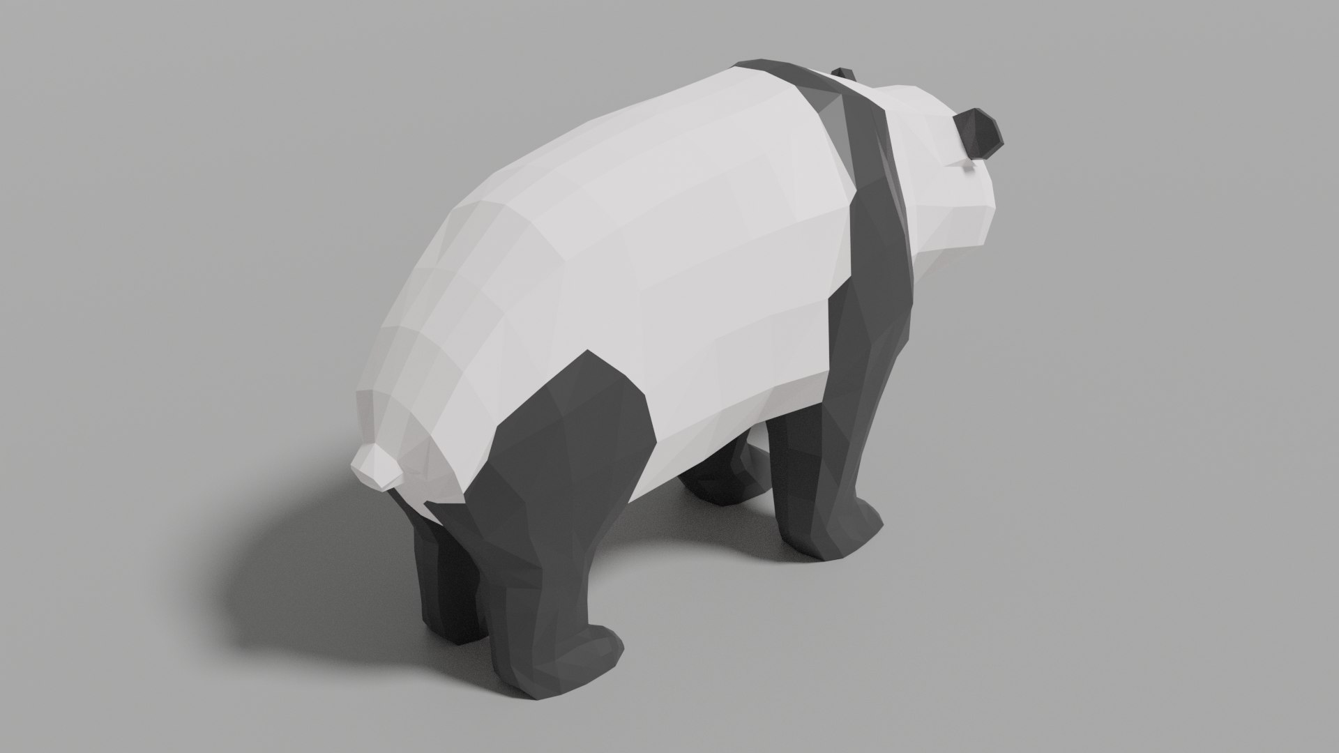 Low-poly Panda 3D - TurboSquid 1807353