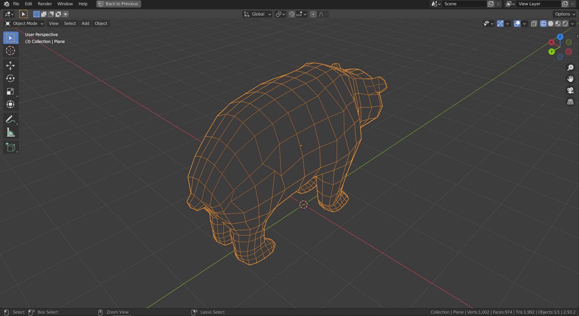Low-poly Panda 3D - TurboSquid 1807353