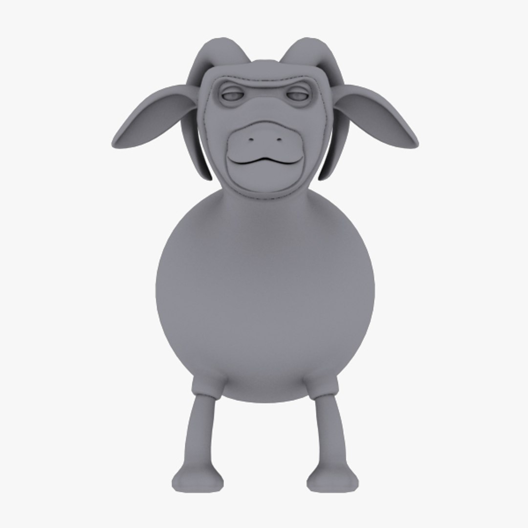 3d Ninja Sheep Model