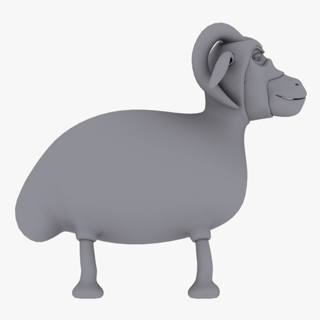 3d Ninja Sheep Model
