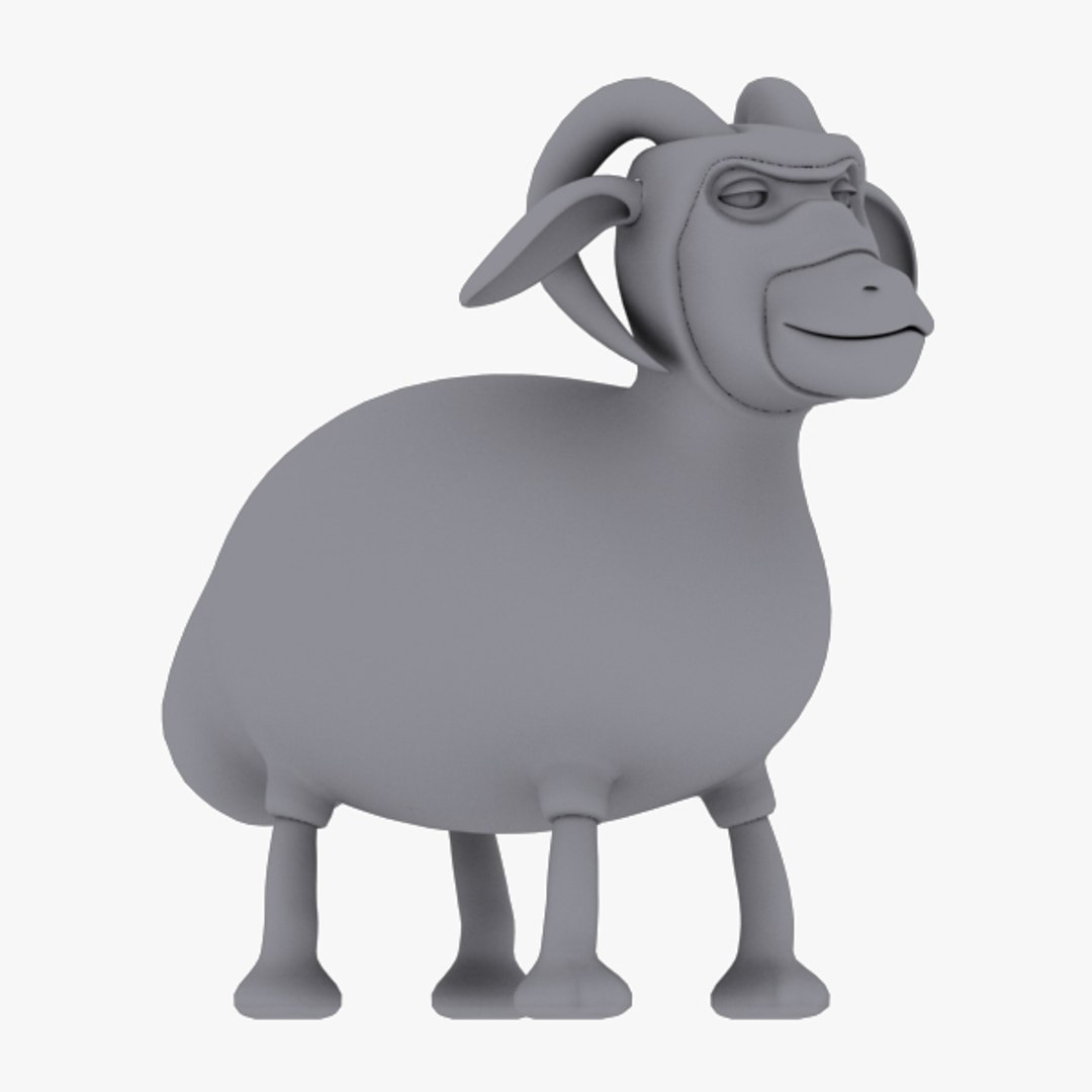 3d Ninja Sheep Model