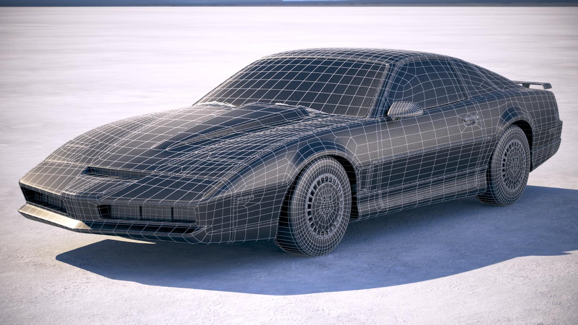 modelo 3d KITT - Coche Jinete Caballero - TurboSquid 1361168