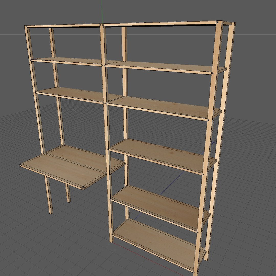 Beautiful Wood Desk 3D Model - TurboSquid 1493768