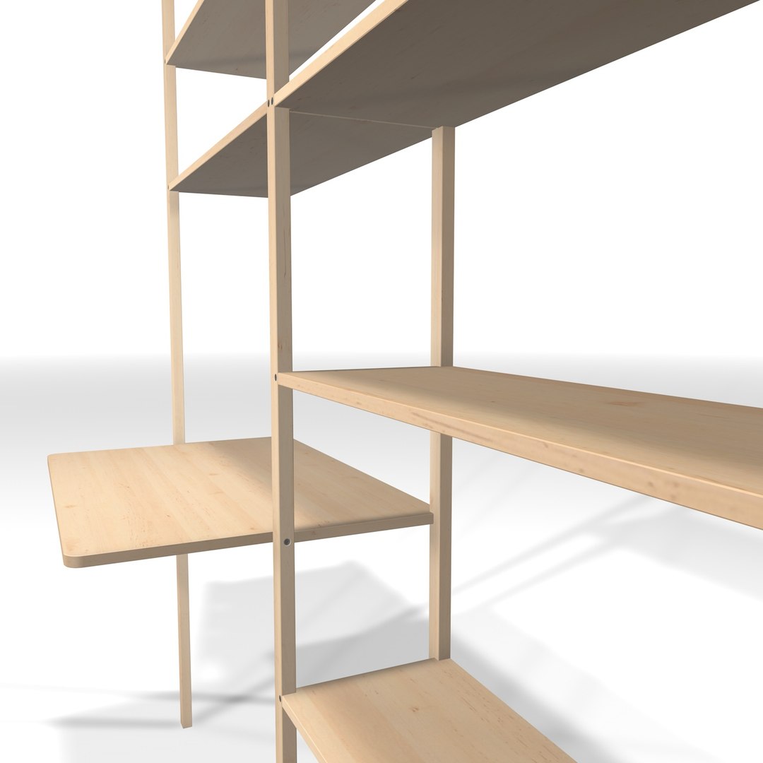 Beautiful Wood Desk 3D Model - TurboSquid 1493768