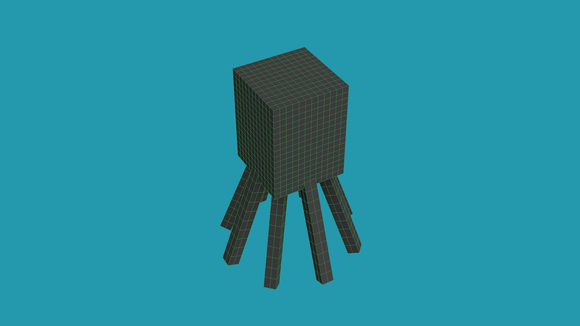 Minecraft Squid Model - TurboSquid 1843196