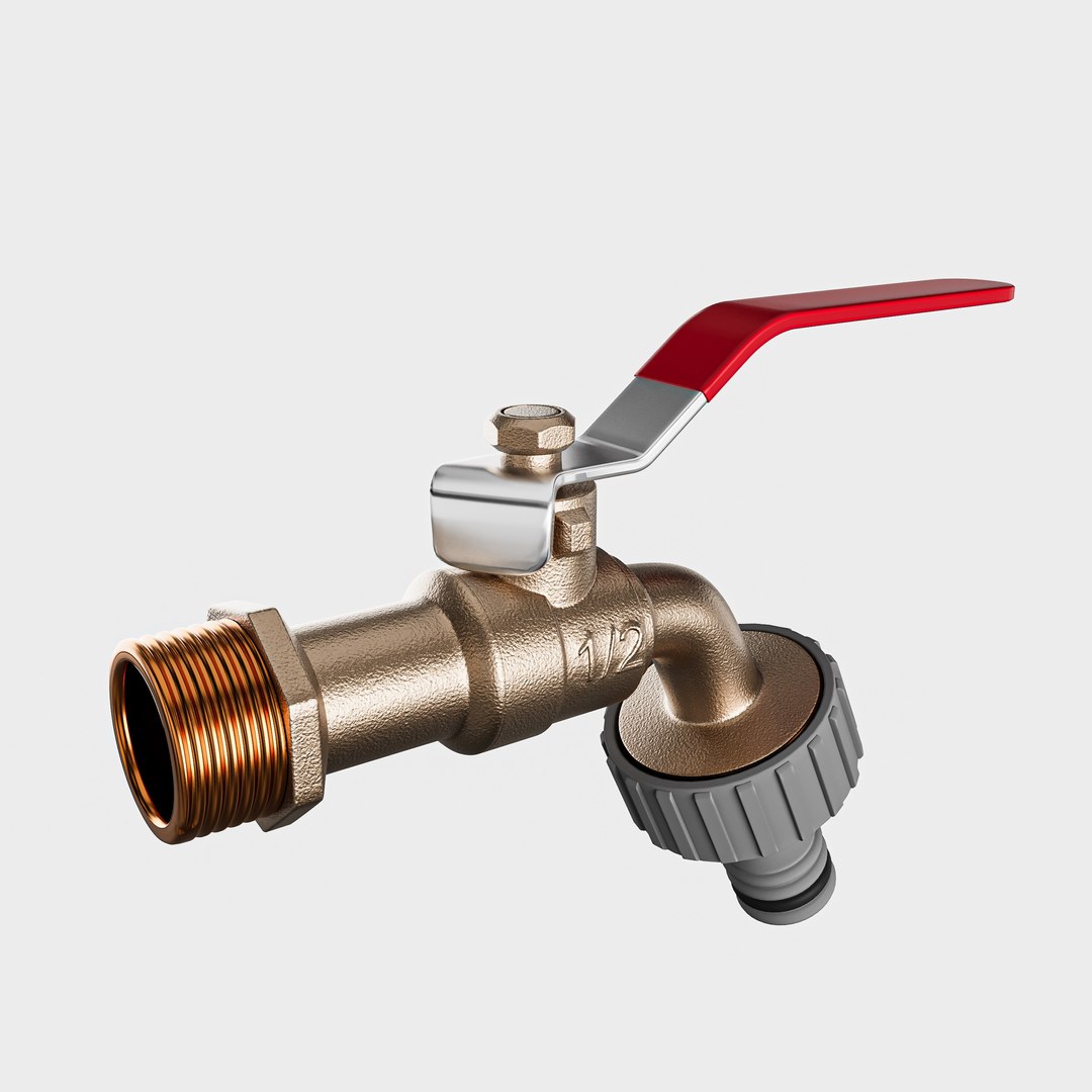 3D Steel Tap - TurboSquid 2158489