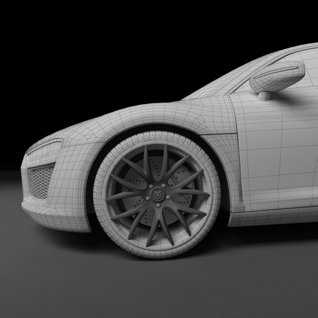 3d model car audi concept custom