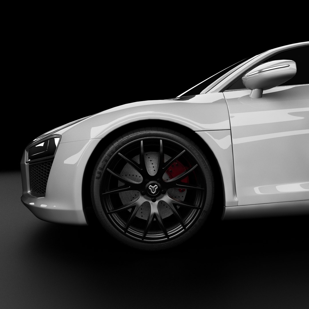 3d model car audi concept custom