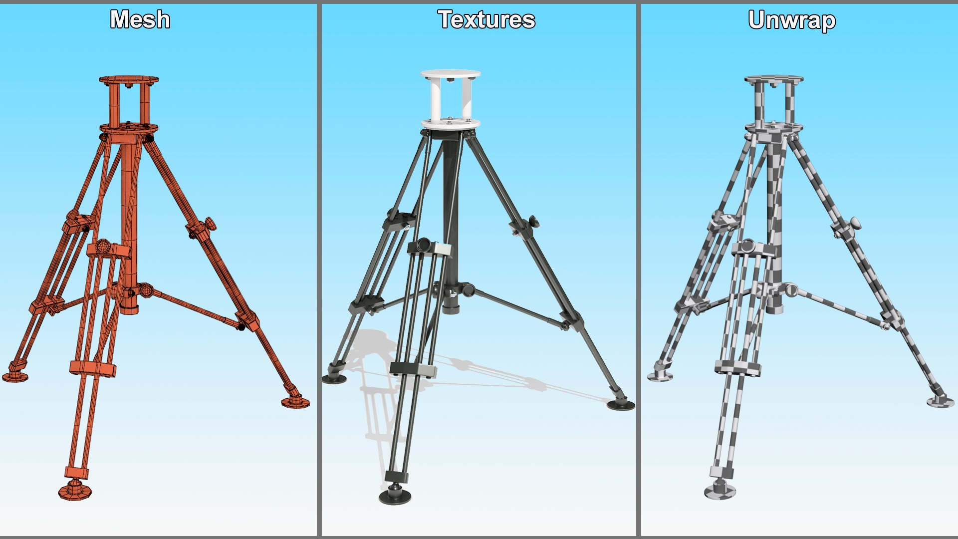 Tripod For Security Camera Model - TurboSquid 2282316