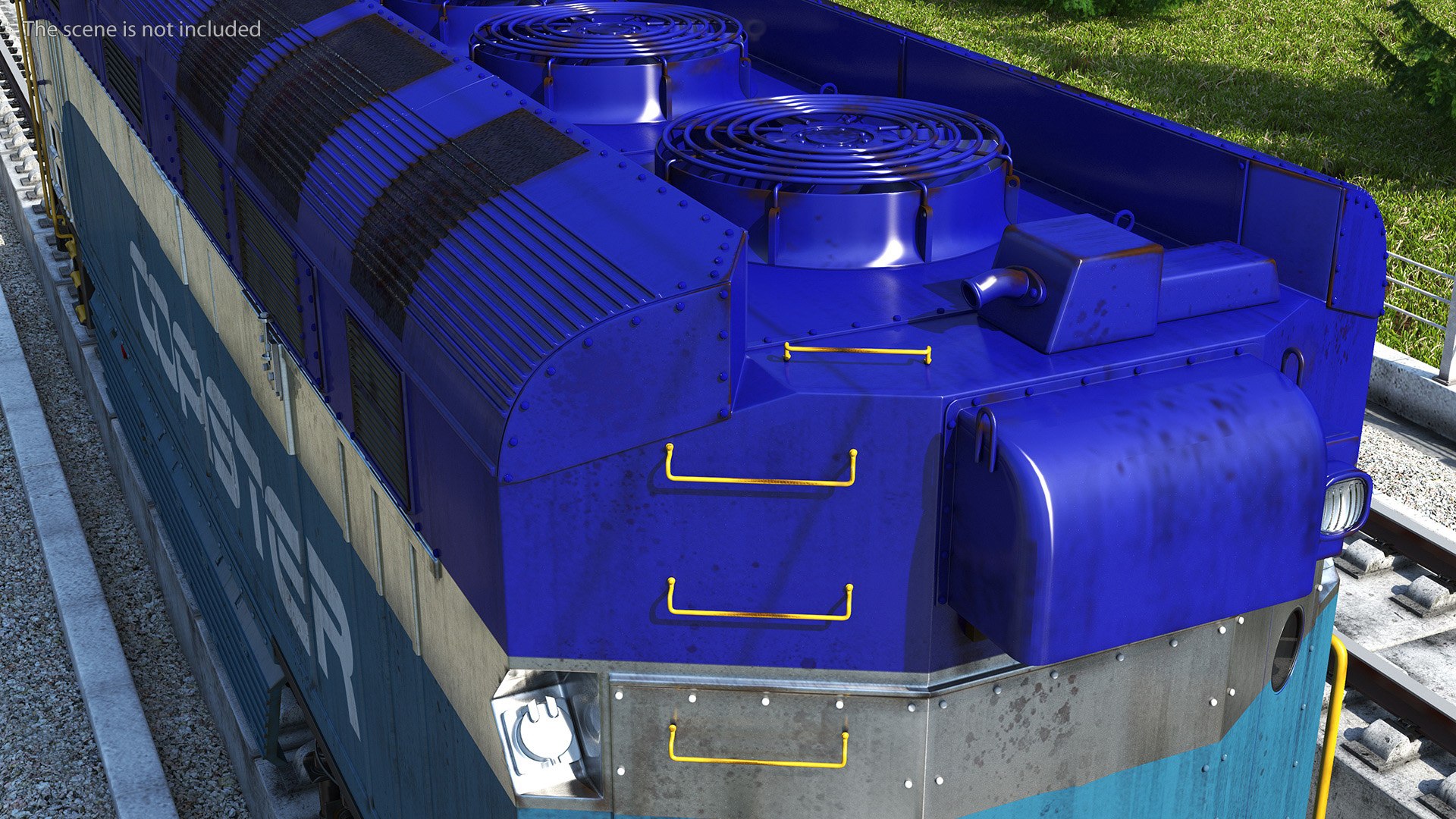 Coaster F59PHI Locomotive 3D Model - TurboSquid 2176930