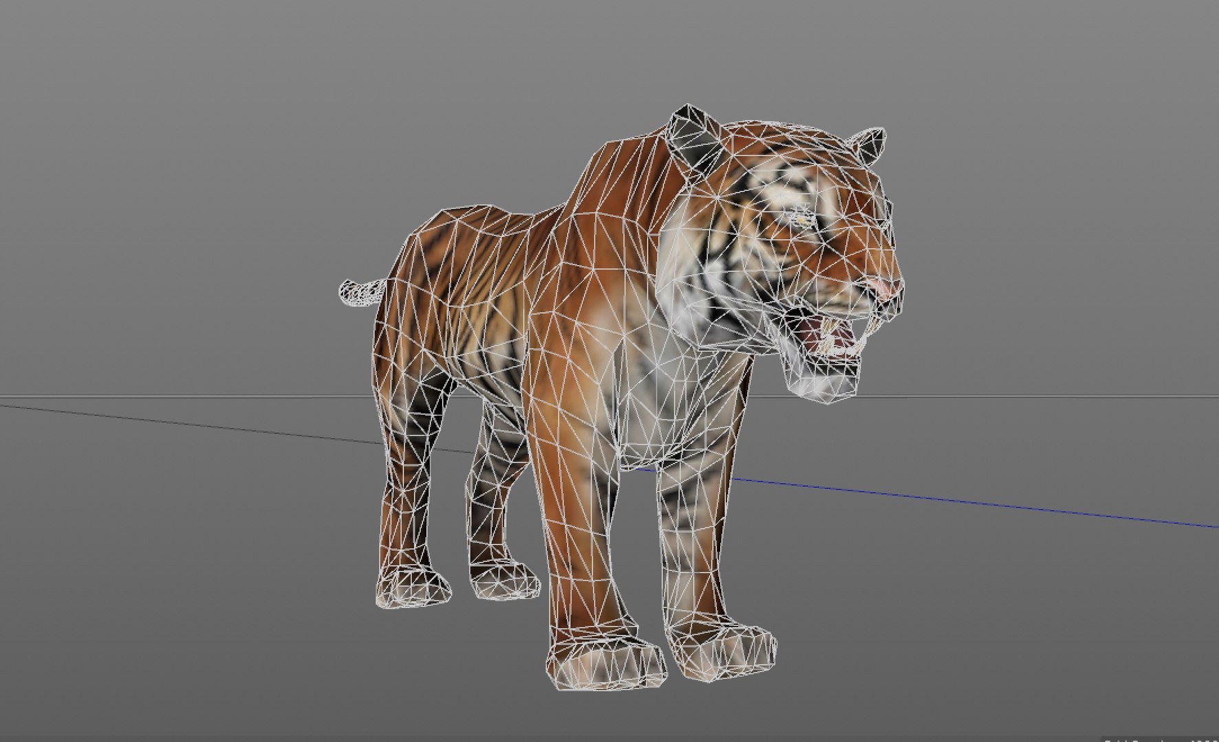 Tiger Low Poly 3D Model - TurboSquid 2034431
