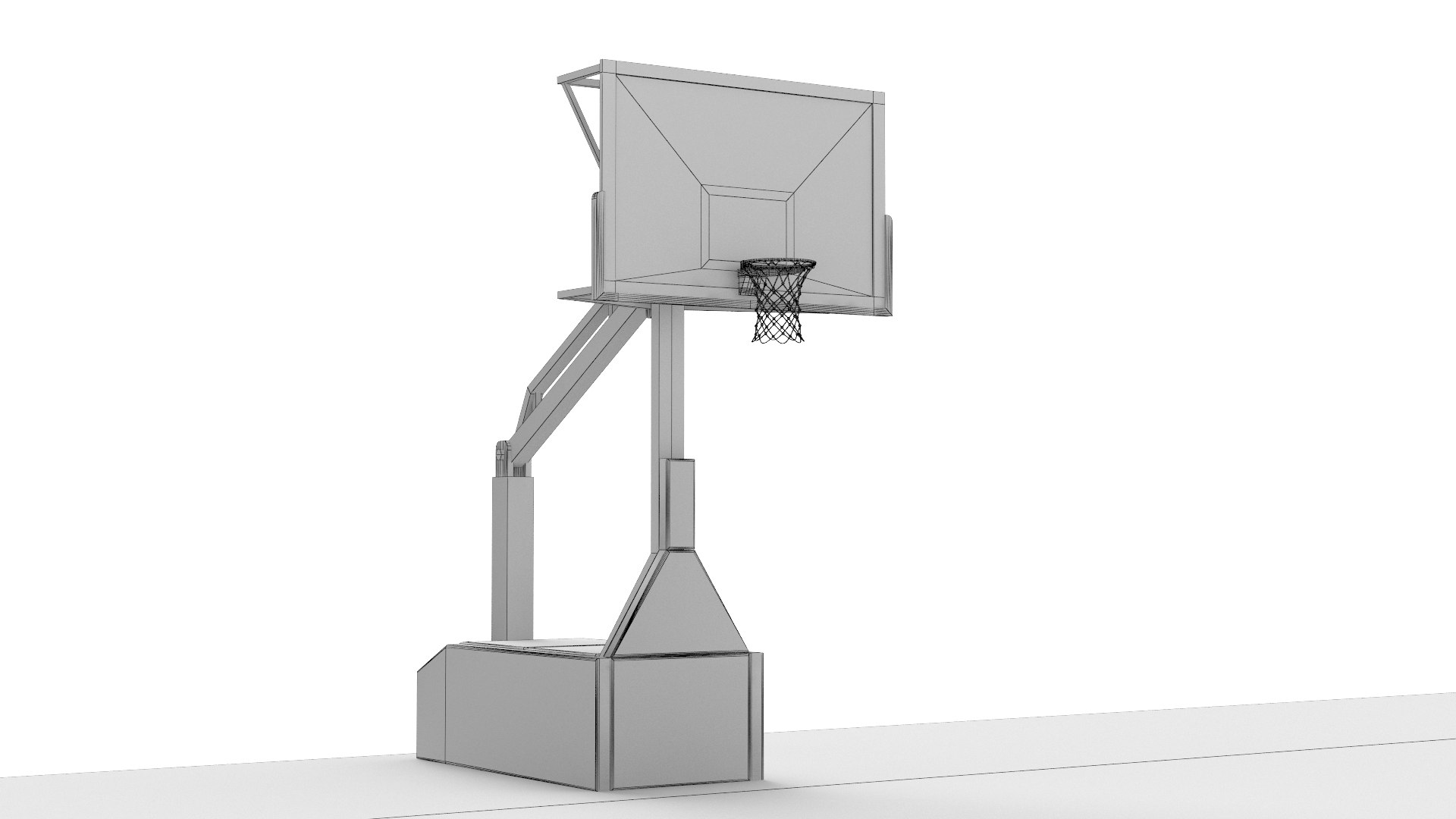 Real Basketball Pitch Model - TurboSquid 1474965