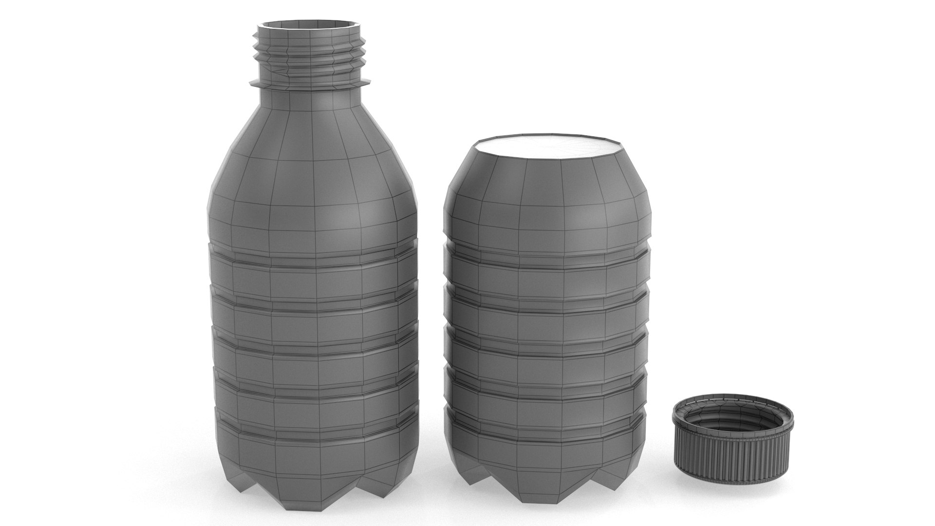 Plastic Water Bottle V11 3d Model 3D Model - TurboSquid 1768303