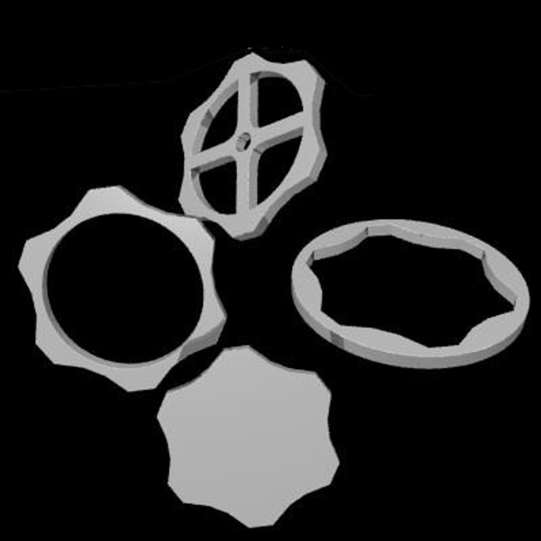 3d Cogs Gear Model