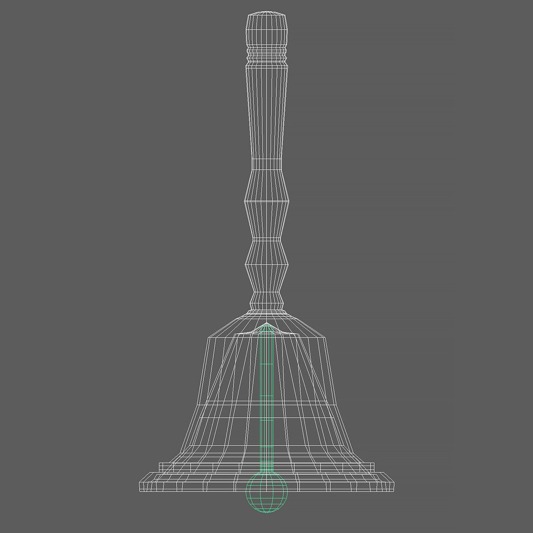 3D Handbell Bell Model - TurboSquid 1339790