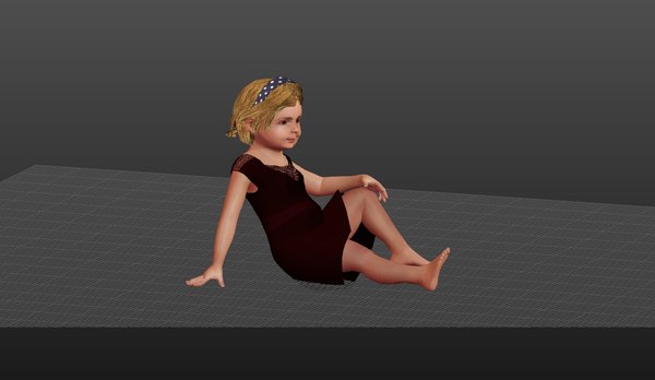 Girl Child 3D Models for Download | TurboSquid