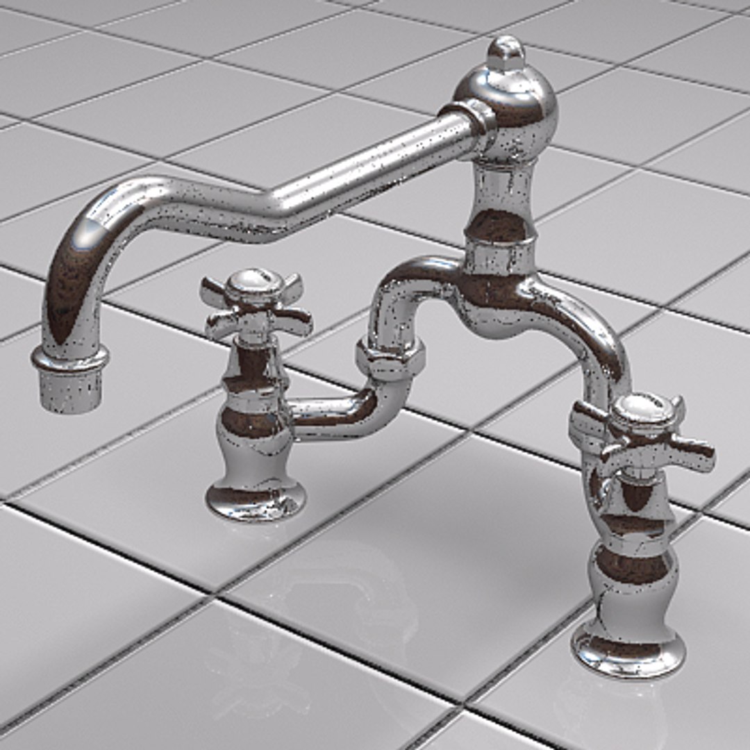 realistic brasstech polished 3d model