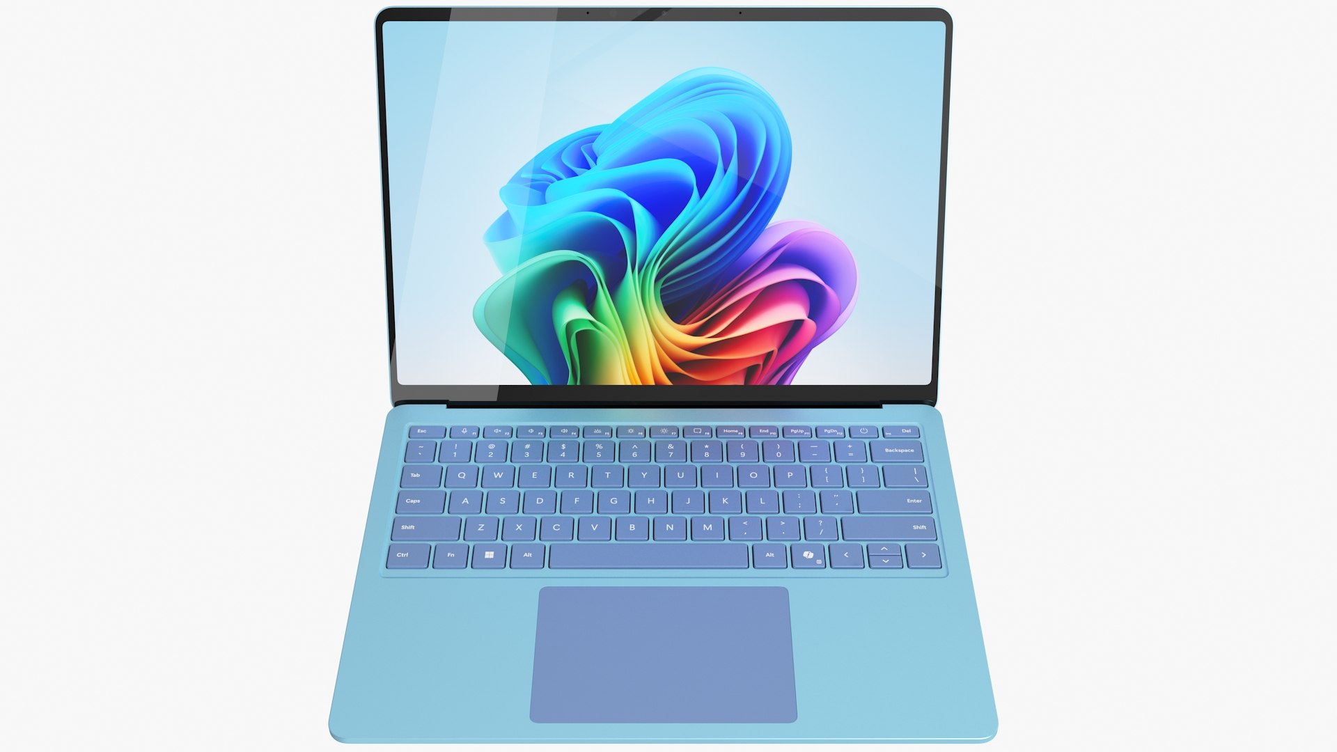 Microsoft Surface Laptop 2024 13 8 Rigged Sapphire 3D Model ...