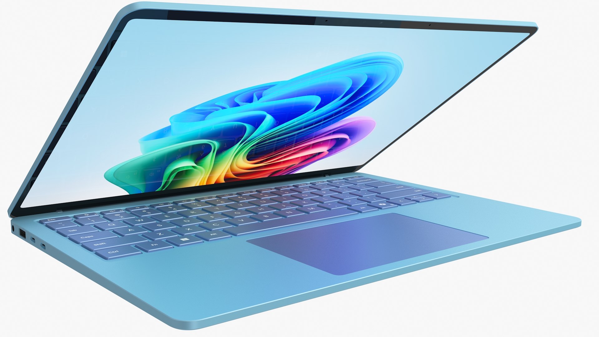 Microsoft Surface Laptop 2024 13 8 Rigged Sapphire 3D Model ...