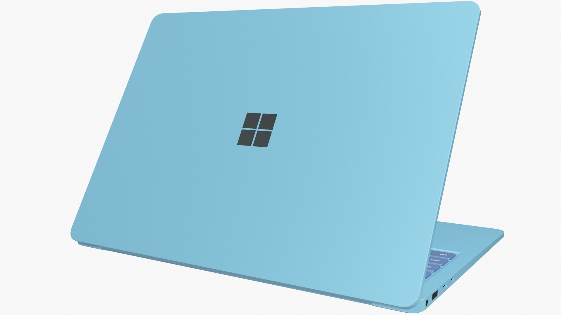 Microsoft Surface Laptop 2024 13 8 Rigged Sapphire 3D Model ...