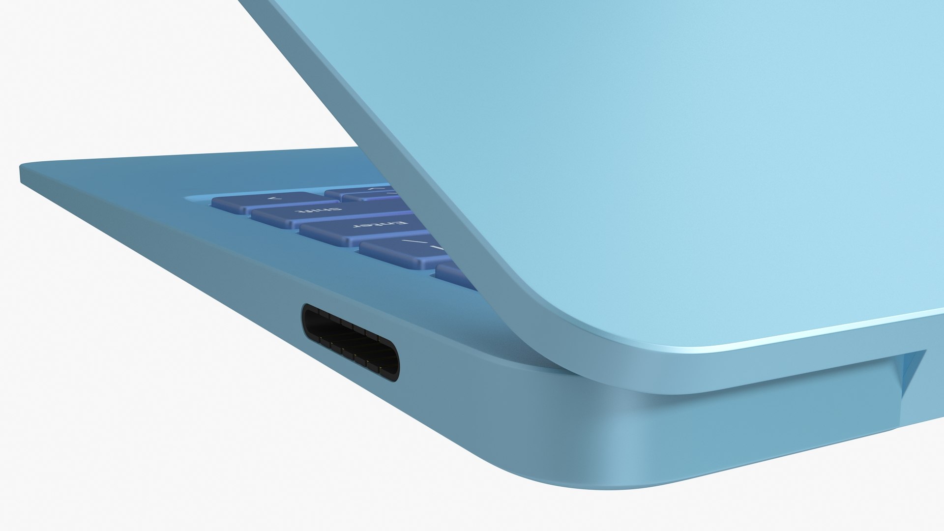 Microsoft Surface Laptop 2024 13 8 Rigged Sapphire 3D Model ...
