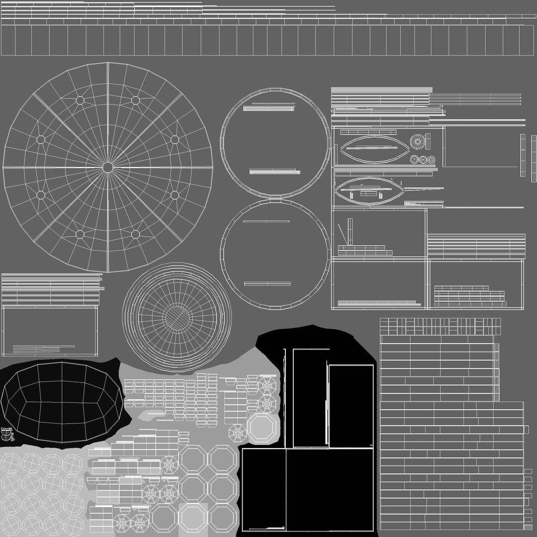 Real building components 3D - TurboSquid 1518037