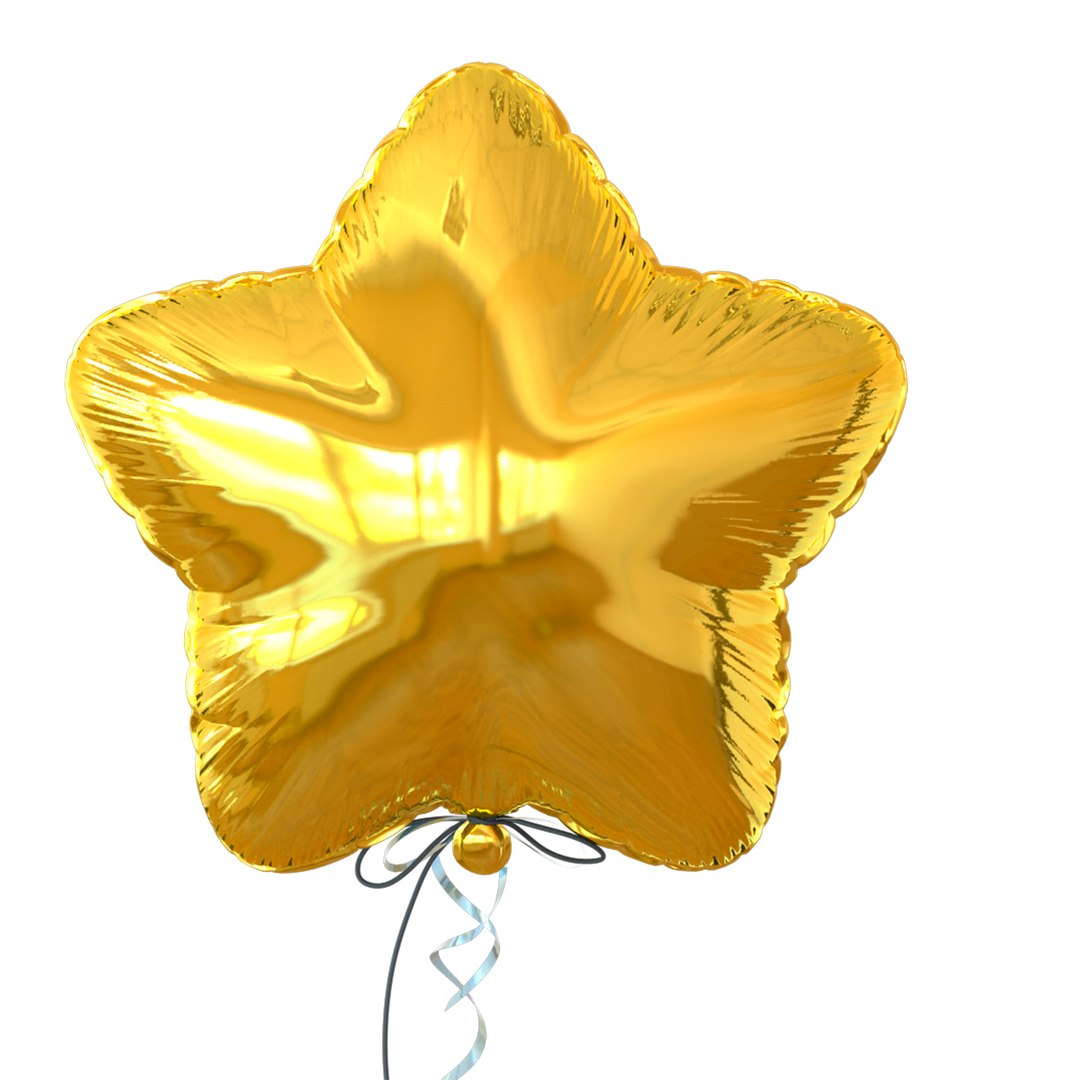 3D Balloon Star - TurboSquid 1938563