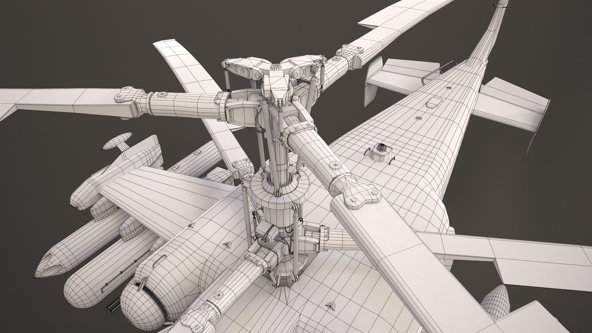 3D Kamov Ka-52 Alligator Camo Basic Animation model - TurboSquid 1979608