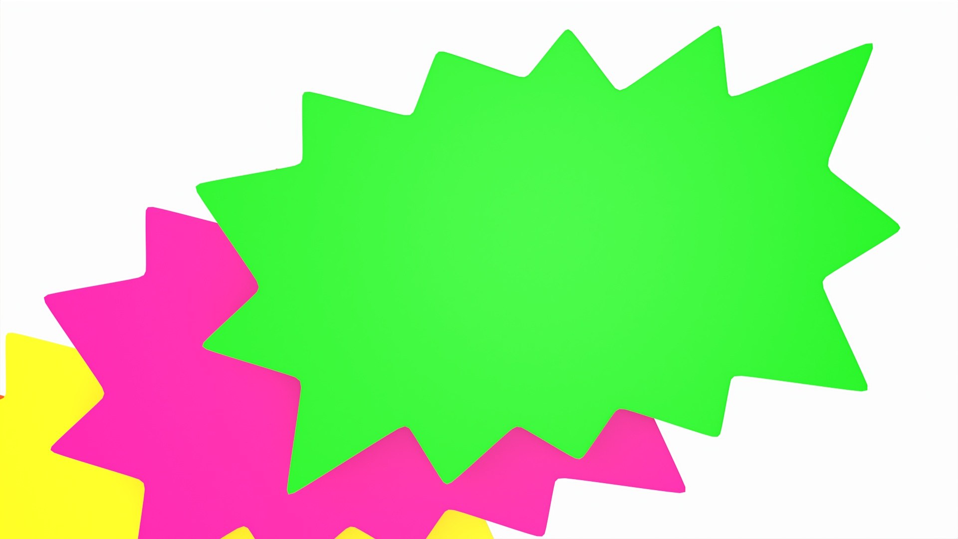 Store Sale Paper Color Card Set 3D Model - TurboSquid 2195453