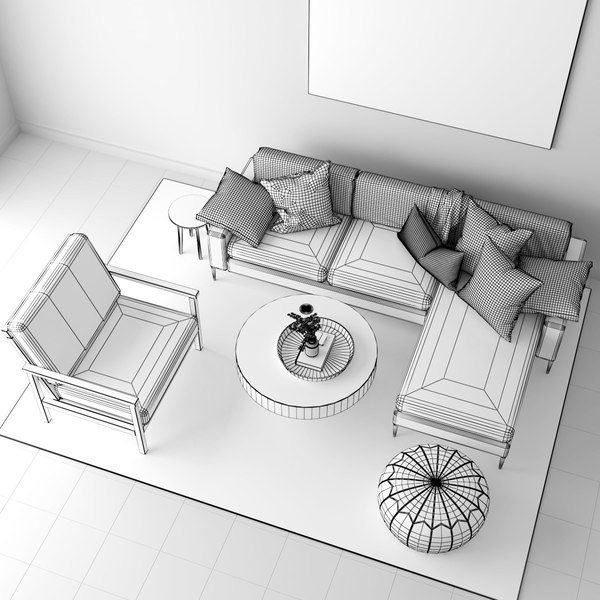 - pack living 3D model - TurboSquid 1582123